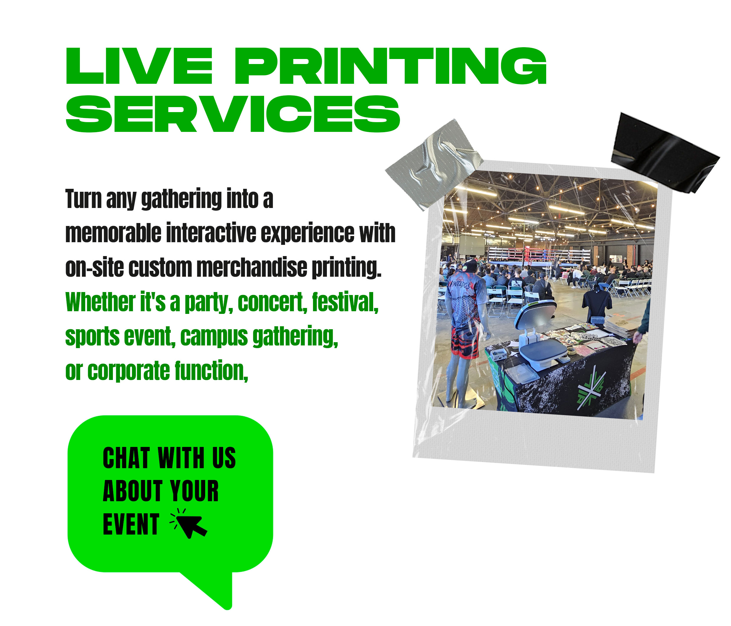 Live Printing - Six Finest